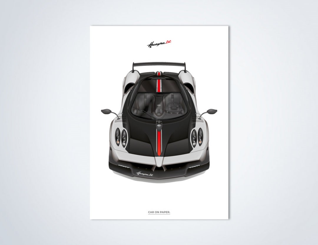 Pagani Huayra BC, Pagani Huayra, Pagani Huayra Poster Home Decor, Car ...