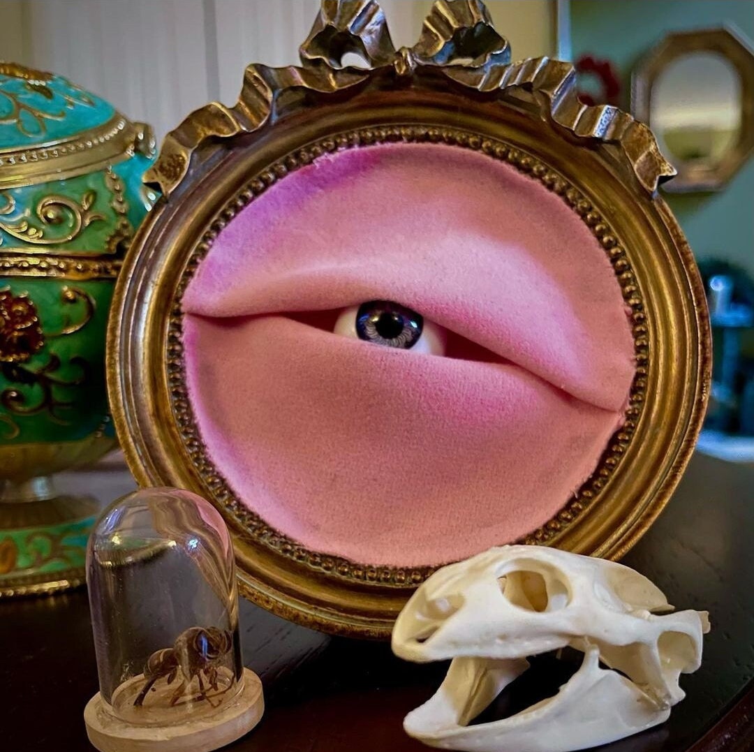 Monster Eye Vintage Oddity Art Handmade Spooky Pieces - Etsy