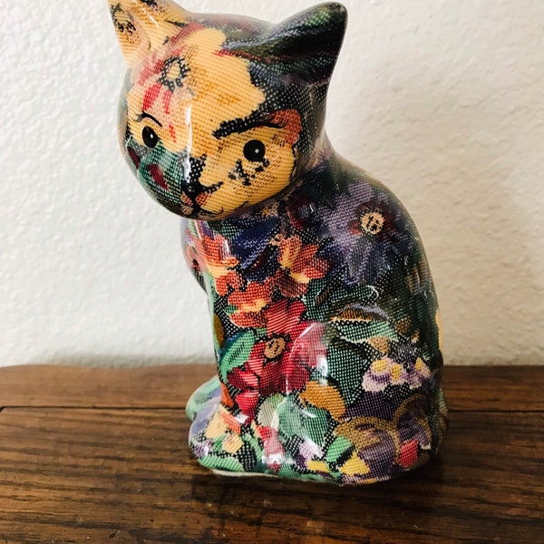 Decoupage Cat - Etsy