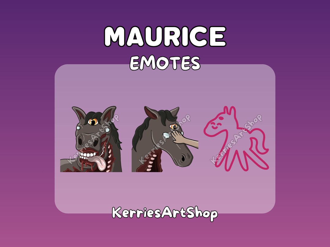 Buy Maurice Emotes DBD Emotes Dead by Daylight Twitch Emotes Sub Emotes ...