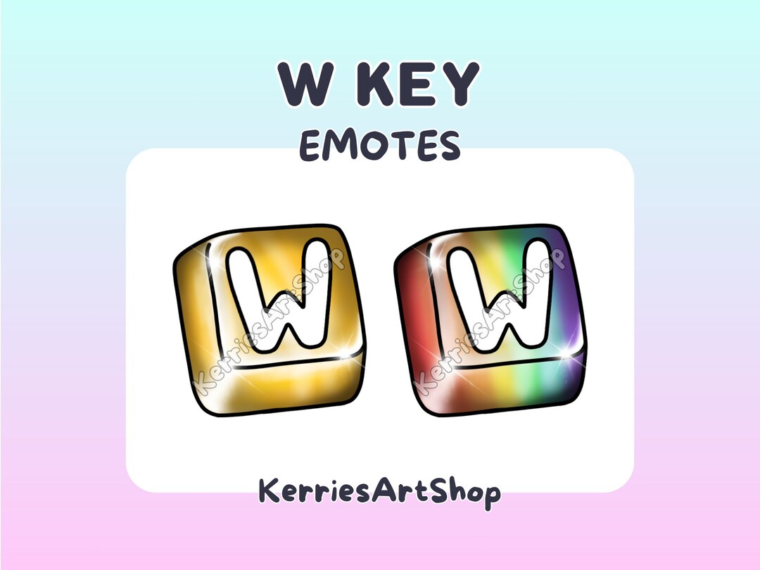 W Key Emote | Win Emote | Winning Emote | W Key Emote | Rainbow Emote ...