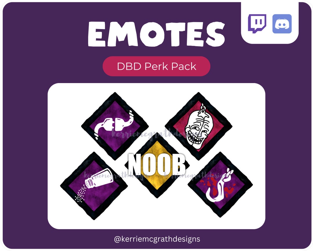 DBD Emotes Dead by Daylight Twitch Emotes Dbd Discord - Etsy UK