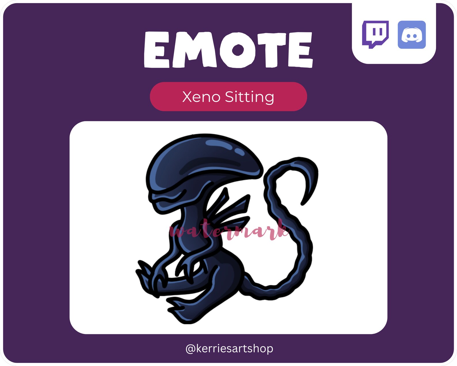 Alien Emotes DBD Emotes Dead by Daylight Twitch Emotes Horror Emotes ...