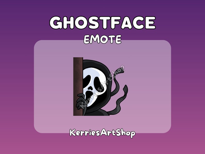 Ghostface Emote DBD Emote Dead by Daylight Twitch Emote Sub Emote ...