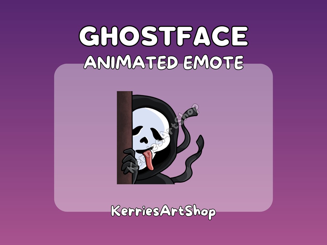 Animated Derp Ghostface Emote DBD Emote Dead by Daylight Twitch Emote ...