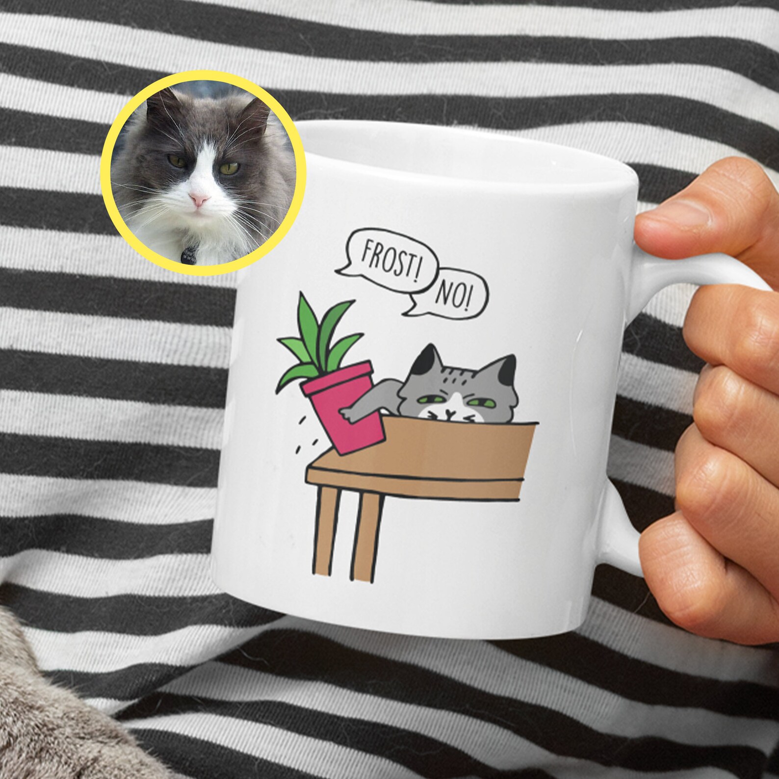 Custom Cat Mug | Personalized Cat Mug | Funny Cat Mug Gift for Cat ...