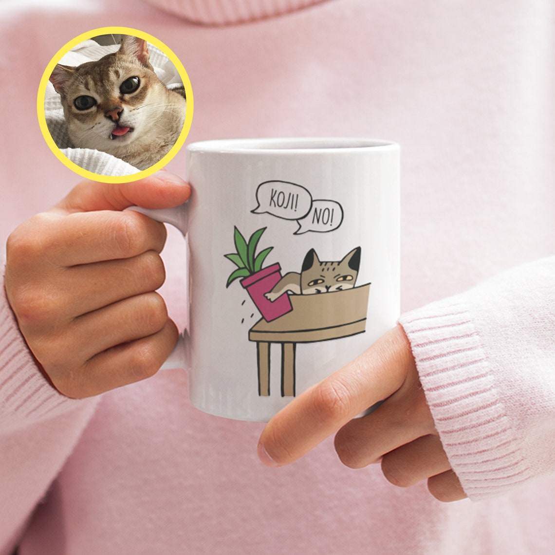 Custom Cat Mug Personalized Cat Mug Funny Cat Mug Gift For | Etsy