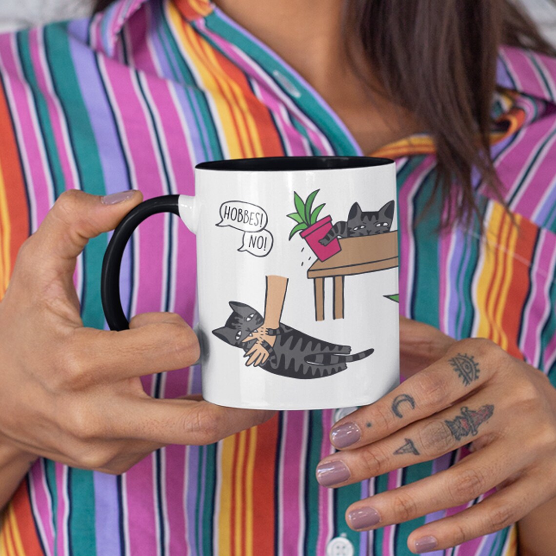 Custom Tabby Cat Mug Personalized Tabby Cat Mug Funny Gift - Etsy