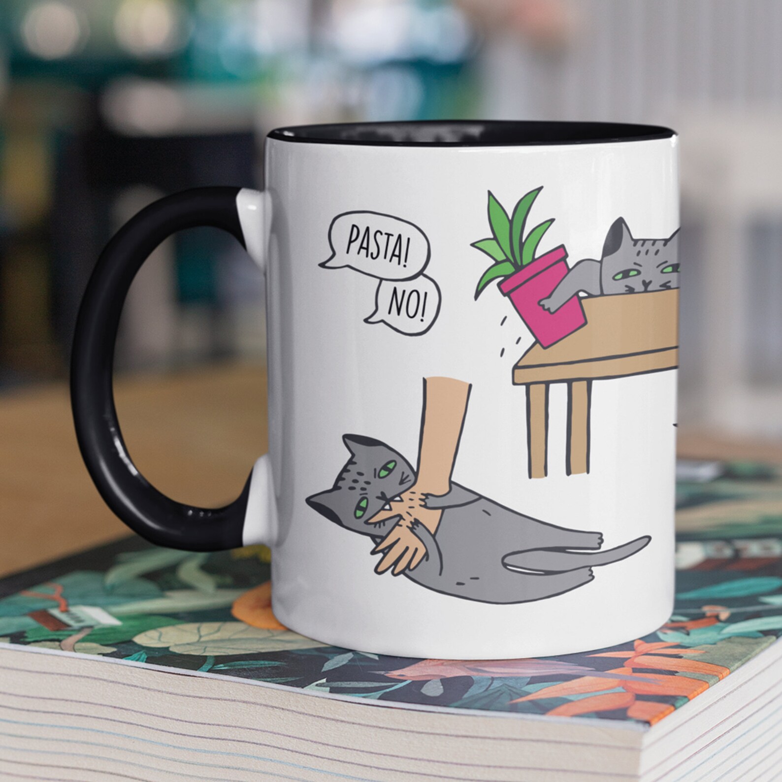 Custom Russian Blue Cat Mug Personalized Russian Blue Mug - Etsy