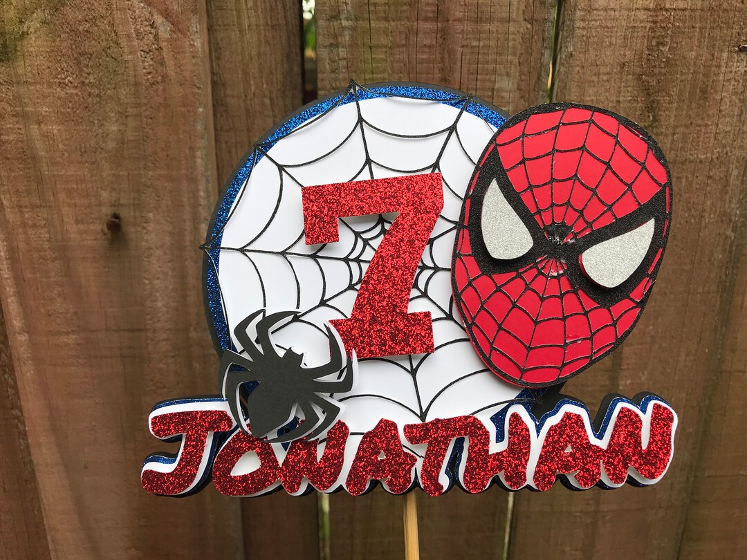 Spider-man 3D Cake Topper - Etsy