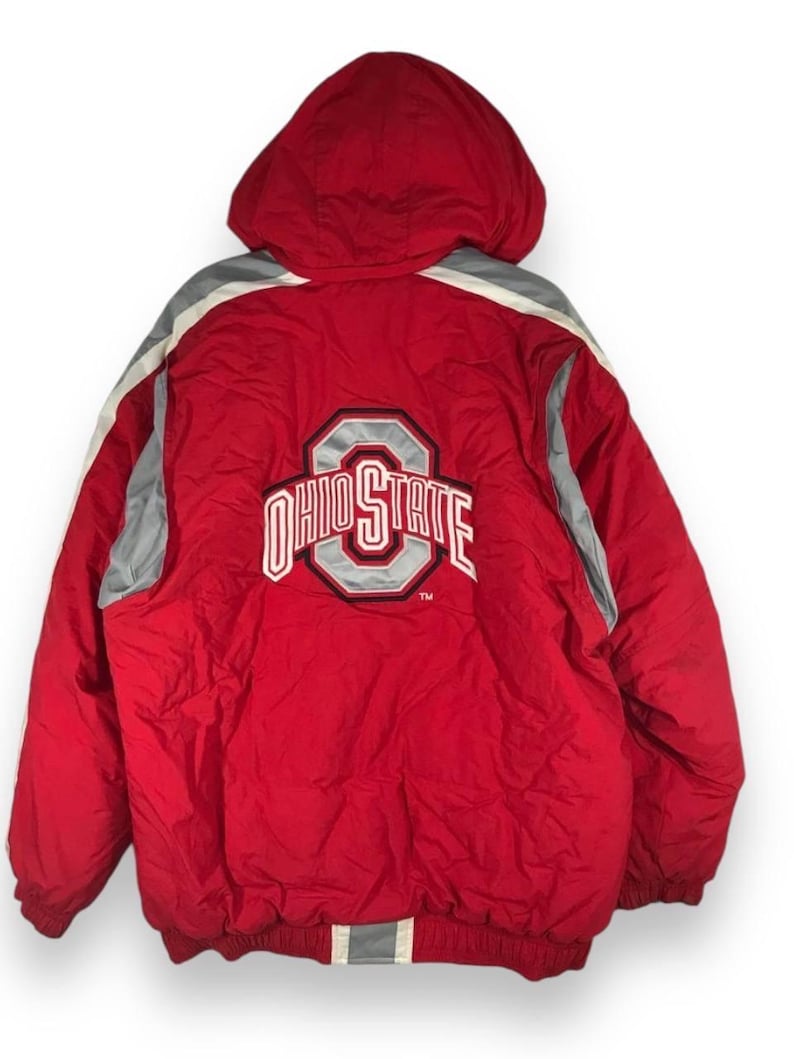 Vintage Ohio State Buckeyes Starter Football Club Ncaa Jacket Zipper ...