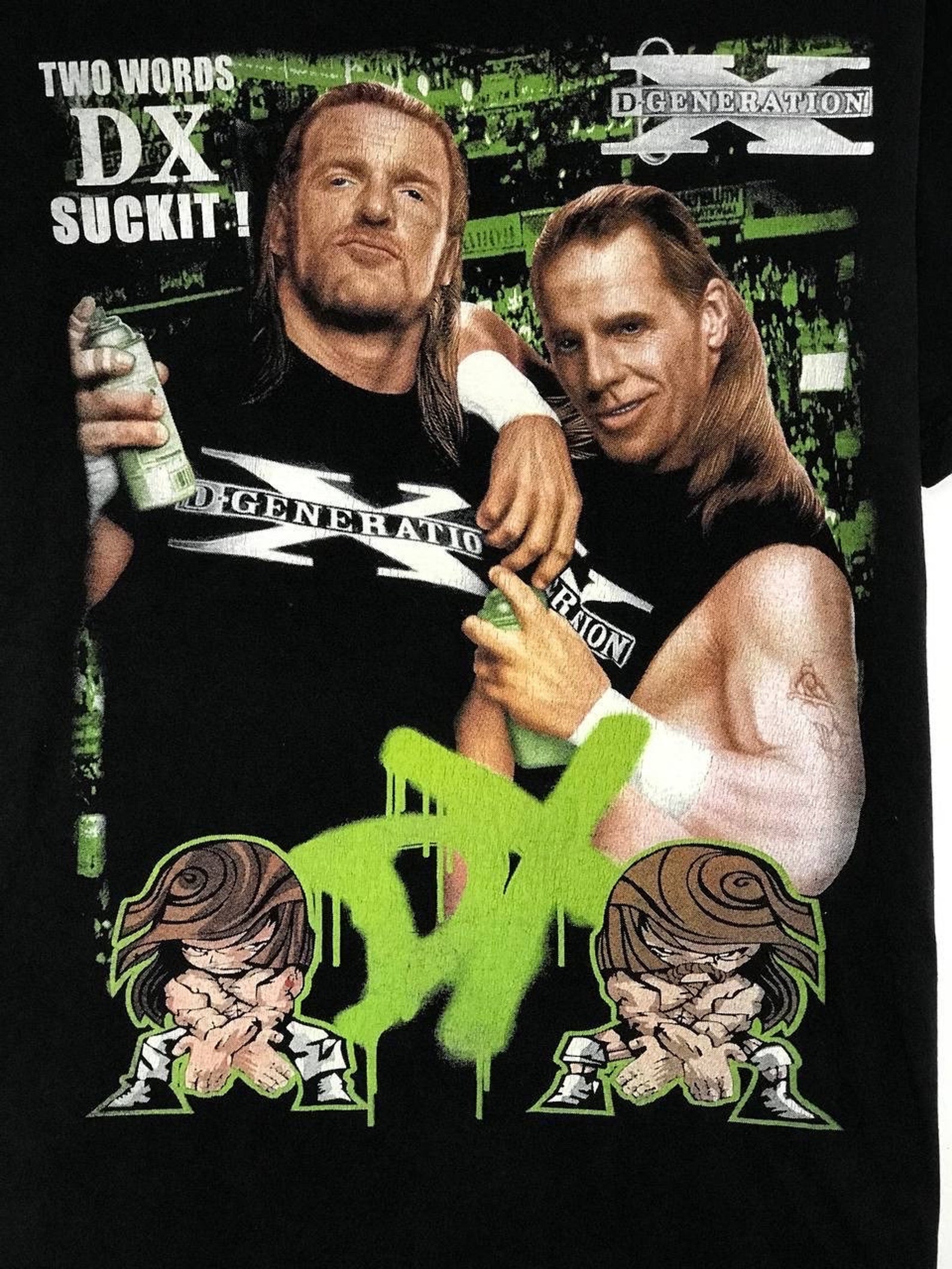 Vintage D Generation X DX Truple H Shawn Michaels Chyna Wwf Wrestling ...