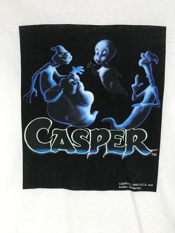 vintage 90s 1995 Casper movie horror ghost cartoon ts… - Gem