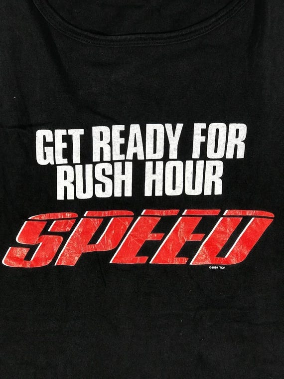 vintage 90s 1994 Speed movie keanu reeves singlet cr… - Gem