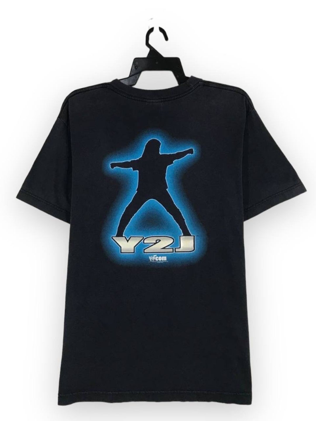 Vintage Chris Jericho Wwf Wrestling Y2j Tshirt Tee T-shirt Roundneck ...
