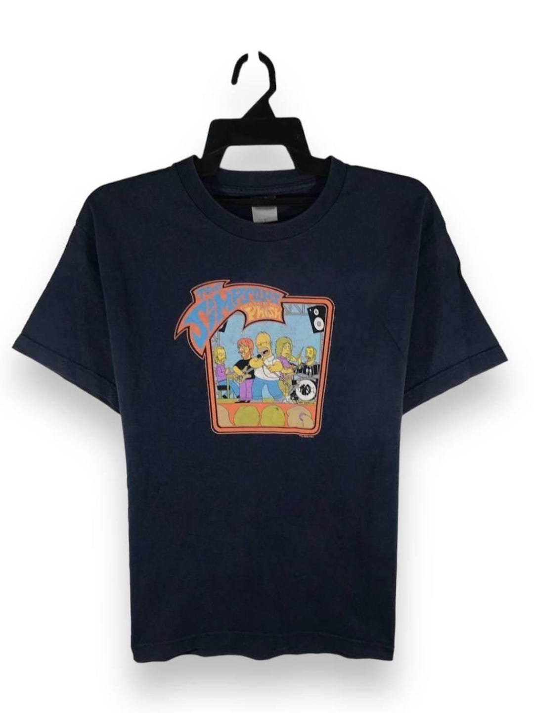 Vintage 2002 the Simpsons Cartoon Phish Band Rock Usa Tour Tshirt Shirt ...