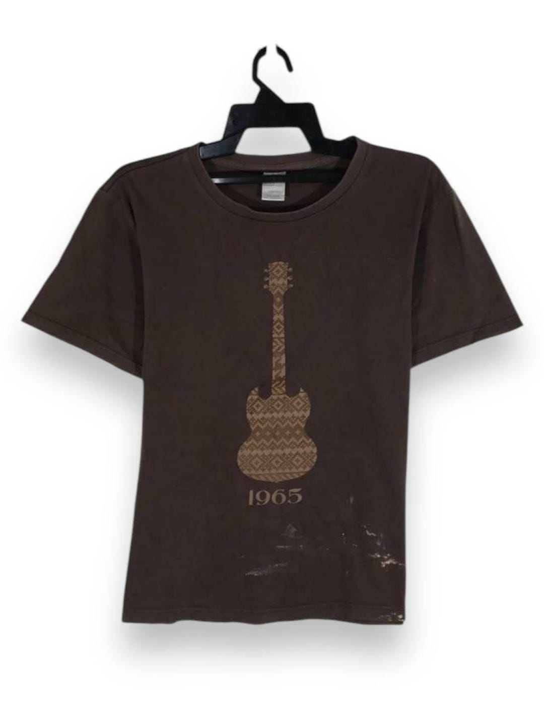 Vintage AW02 Number Nine 1965 Guitar Nowhere Art Japanese Brand Tshirt ...