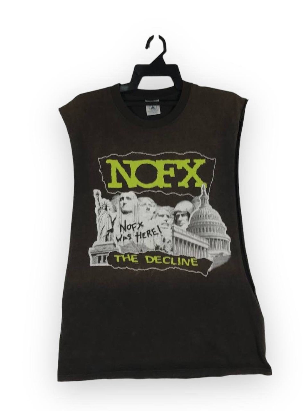 Vintage 2000 Nofx Punk Rock Band Distressed Design the Decline Album ...