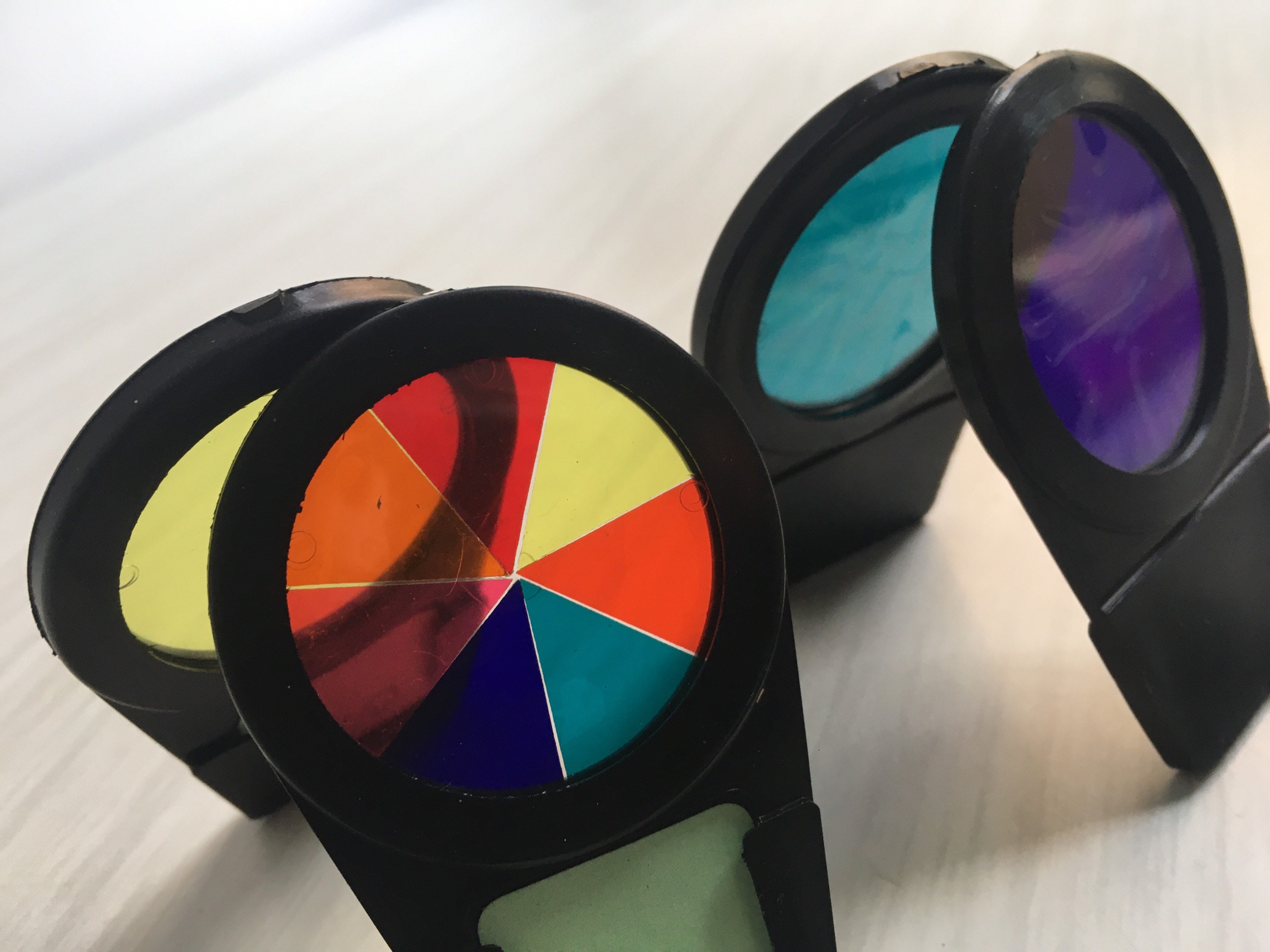 Vintage eye test glass lenses 70s - Etsy.de