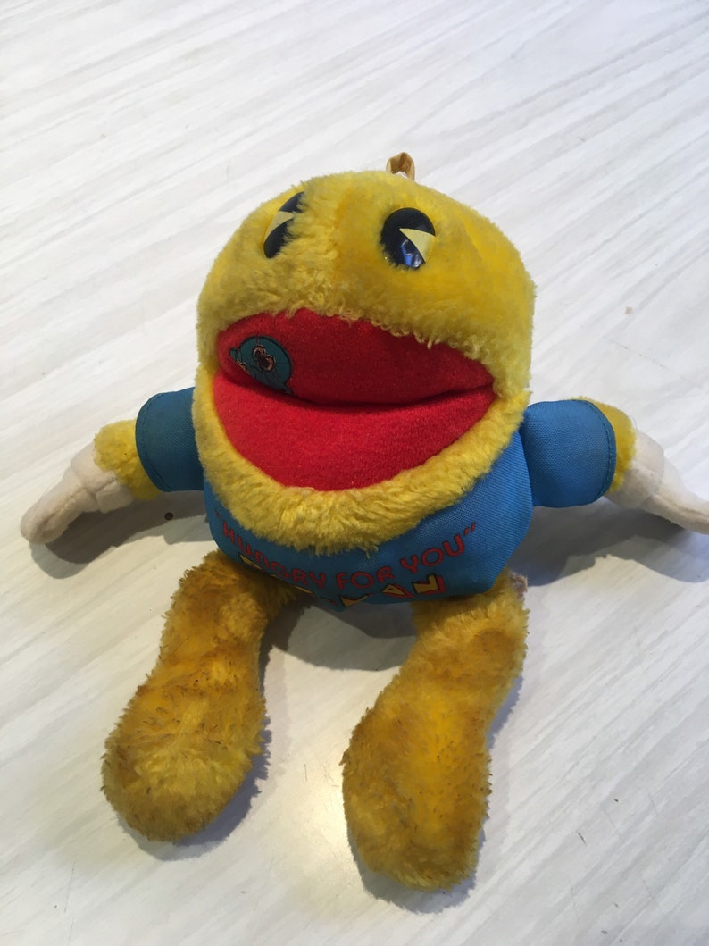 Vintage Pac-man Character 80s - Etsy