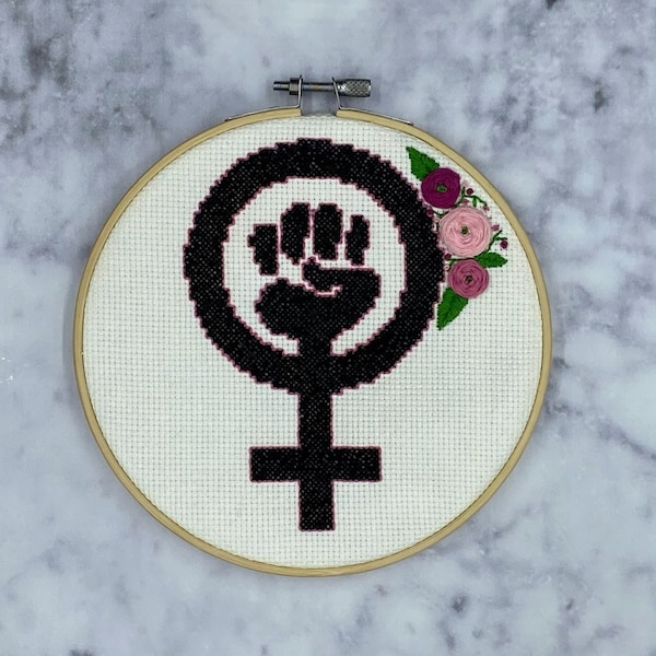 Feminist Cross Stitch - Etsy