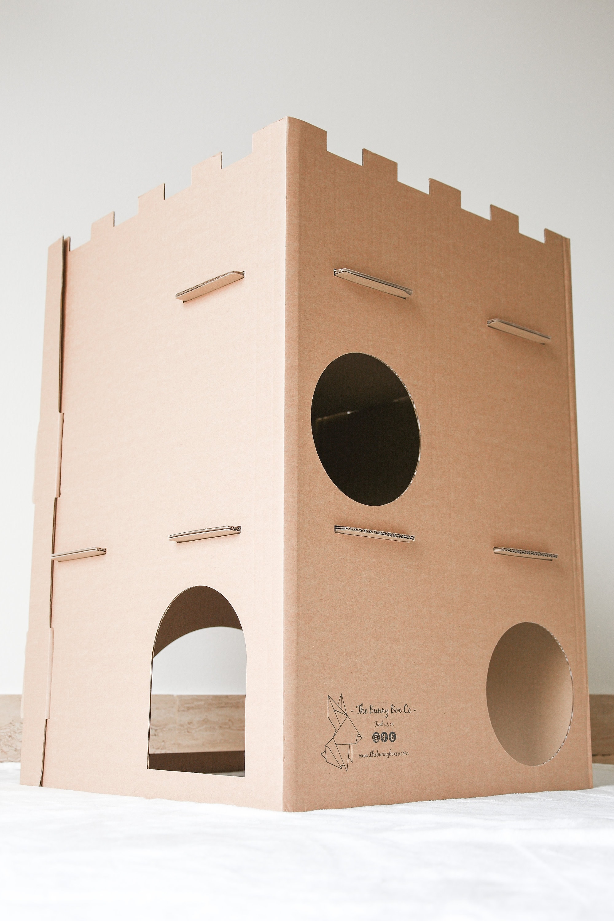 The Castle - Corrugated Cardboard Castle for Bunny Rabbits & Cats - Etsy UK