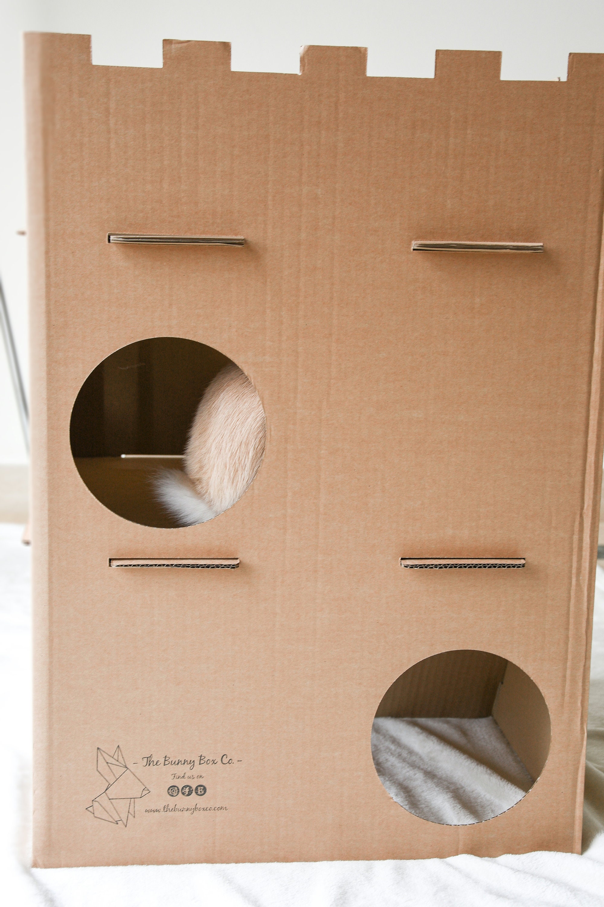The Castle Corrugated Cardboard Castle for Bunny Rabbits & - Etsy UK