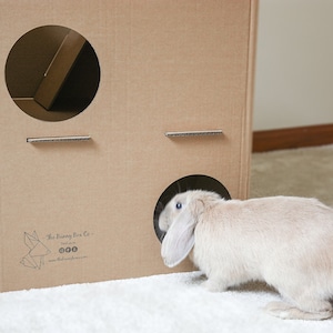 The Castle - Corrugated Cardboard Castle for Bunny Rabbits & Cats - Etsy UK