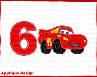 Lightning Mcqueen Number | Etsy