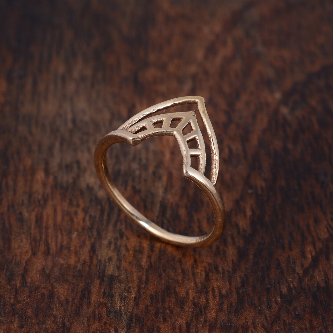 Vintage Brass Crown Ring: Handmade Statement Ring - Etsy