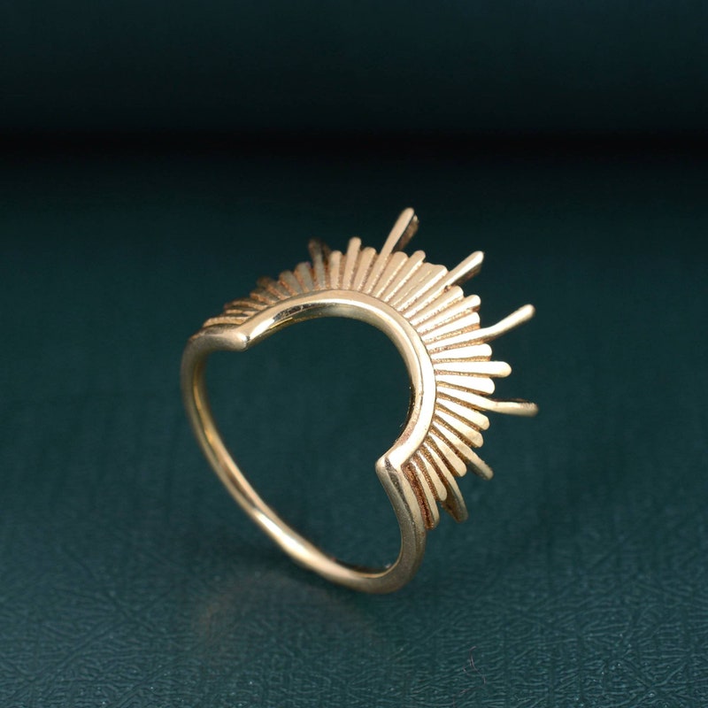 Black Sun Ring - Etsy