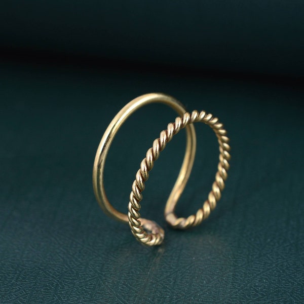 Double Band Ring - Etsy