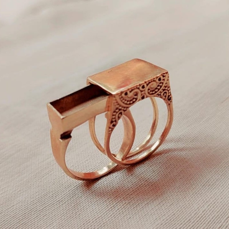 Compartment Ring - Etsy