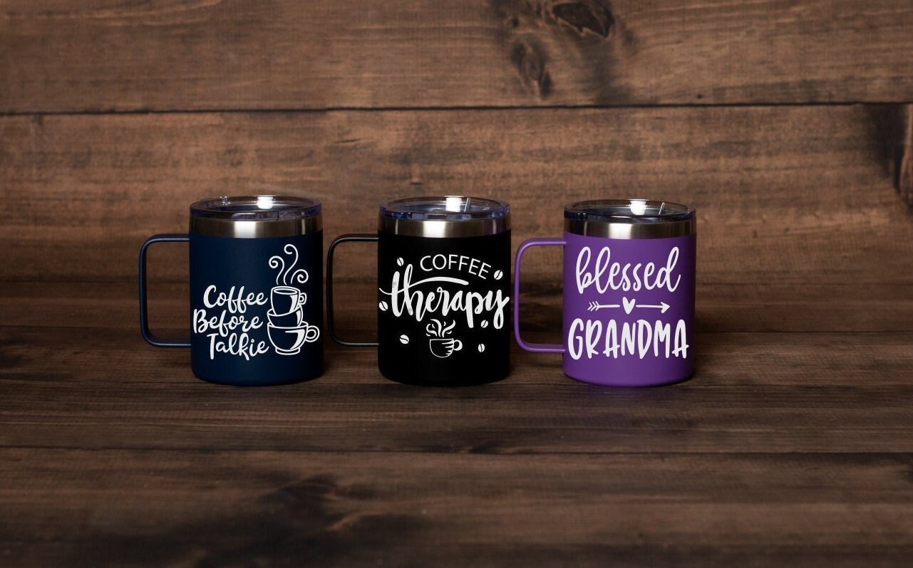 Custom 12oz Mugs Insulated Mug Personalized Stainless Steel | Etsy