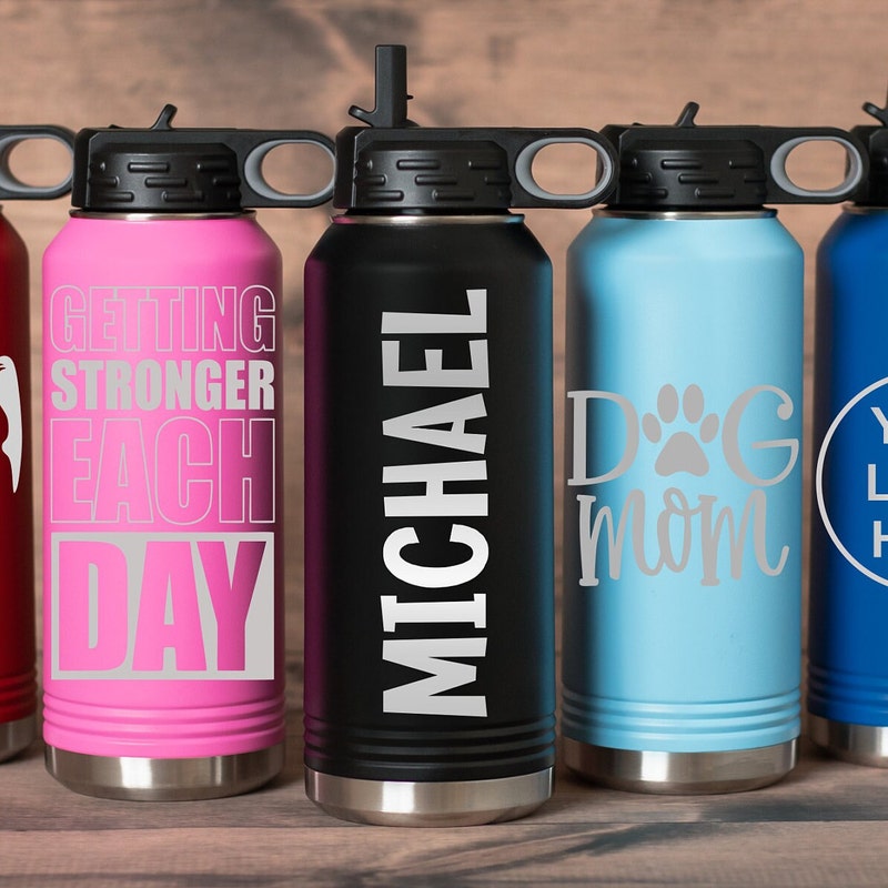 Personalized Stainless Steel Water Bottle - Etsy