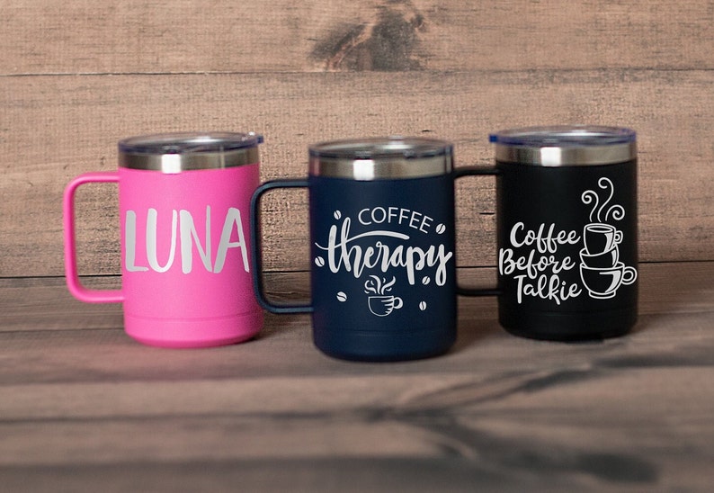 Custom 15oz Mugs Insulated Mug Personalized Stainles Steel Mug - Etsy