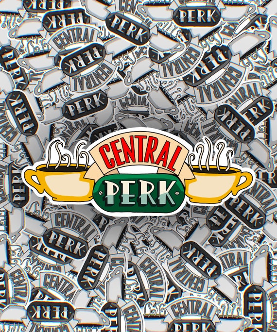 Friends Central Perk Sticker Weatherproof Sticker Laptop | Etsy