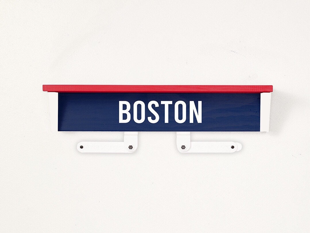 Boston Red Sox Baseball Jersey Rack- MY RACK - Etsy