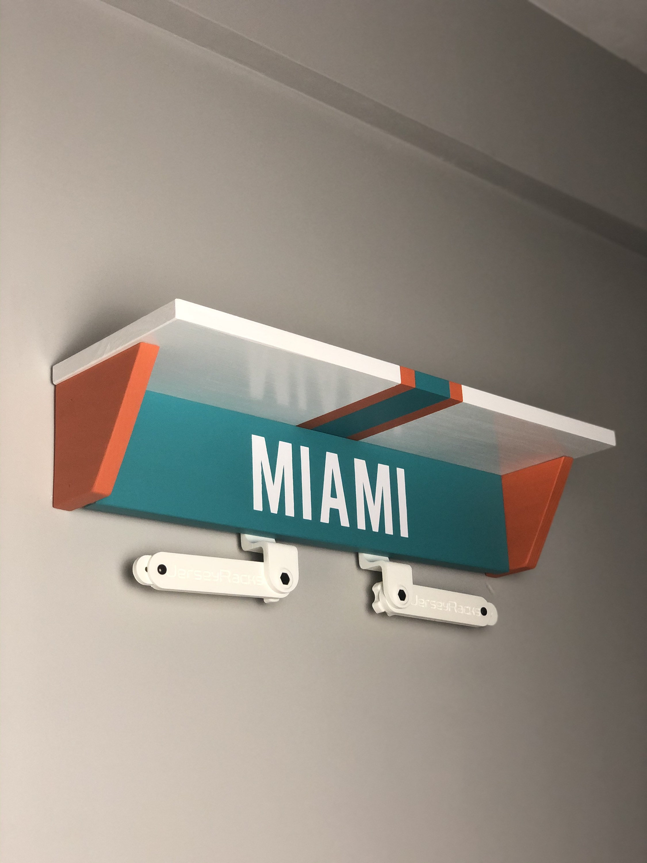 Miami Dolphins Football Jersey Rack MY RACK - Etsy