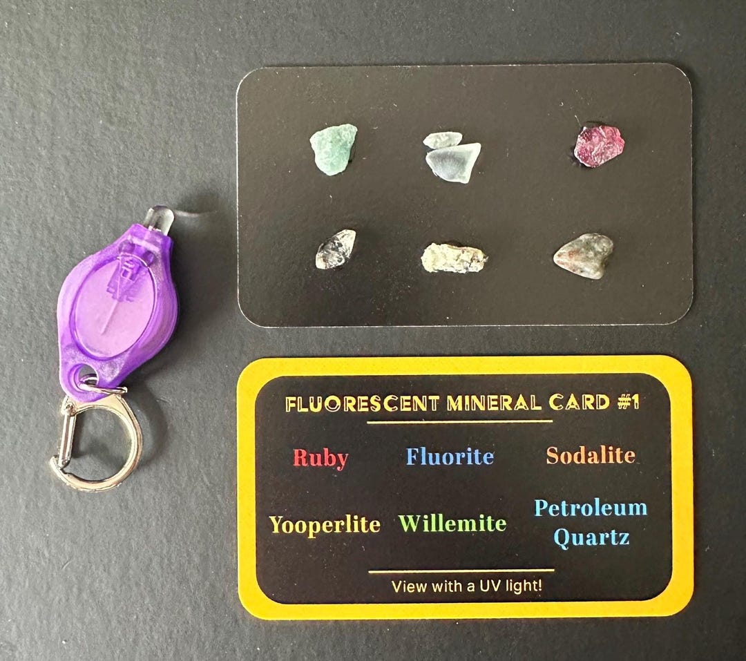 Fluorescent Gem and Mineral Collection #1, Crystal Collection, Rock ...