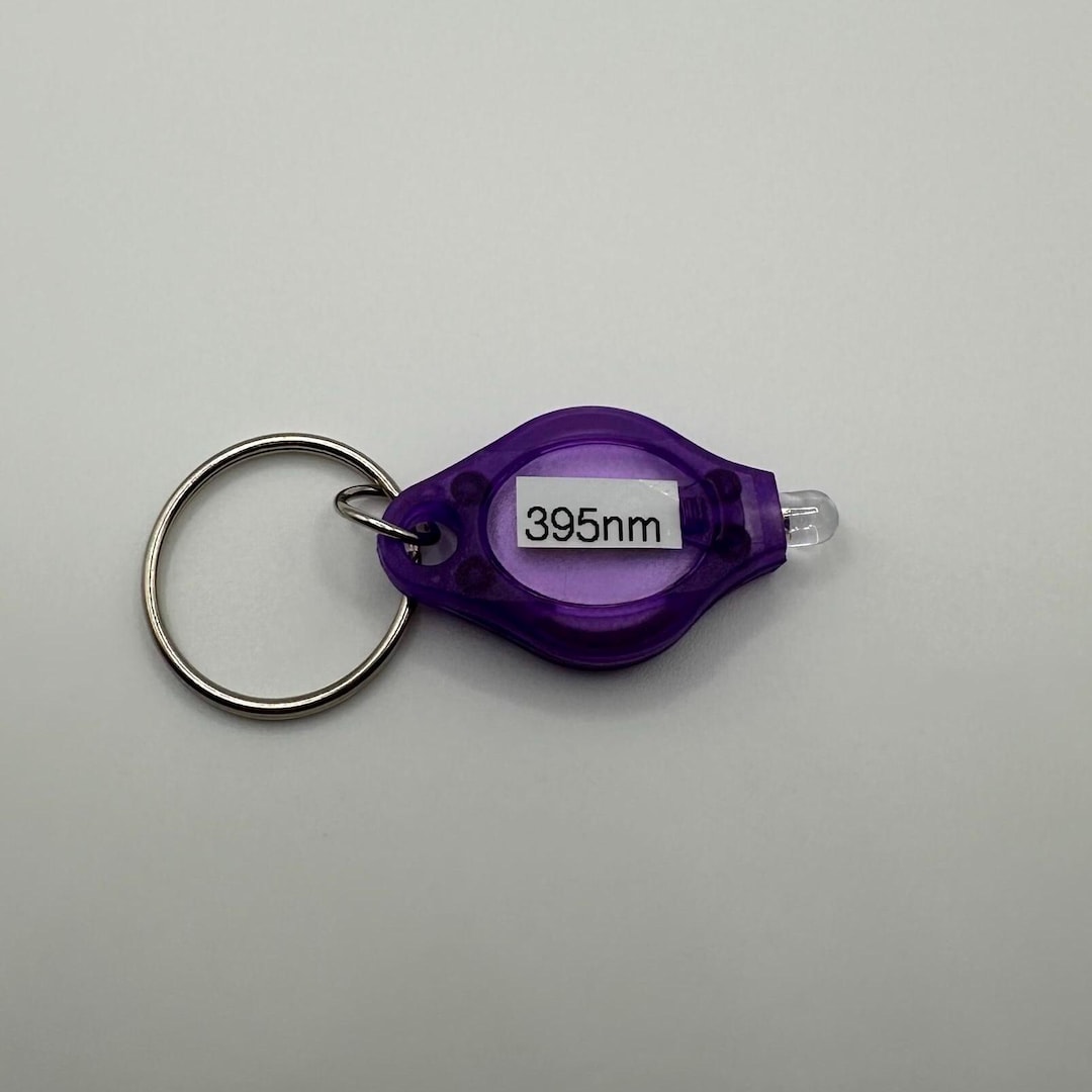 Long Wave UV LED Flashlight, 395 Nm, Black Light, Keychain, Ultraviolet ...