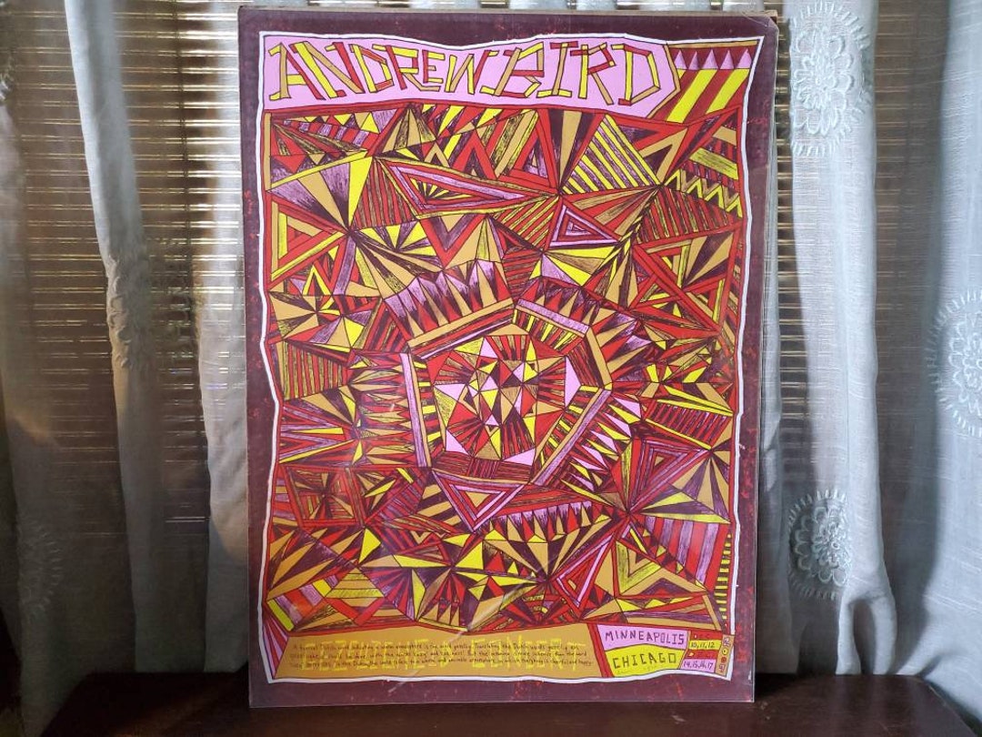 Andrew Bird: Gezelligheid 2009 Poster, Signed Numbered by Nate Duval ...