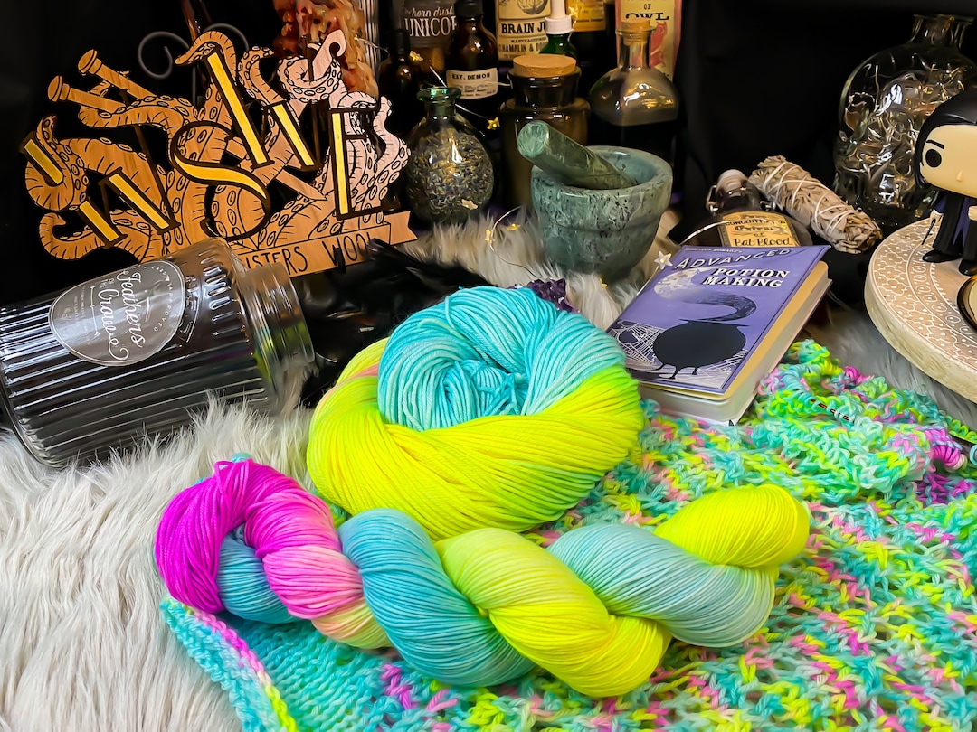 Gigglewater Potion (alihotsy Draught) - Indie Dyed Yarn - Etsy
