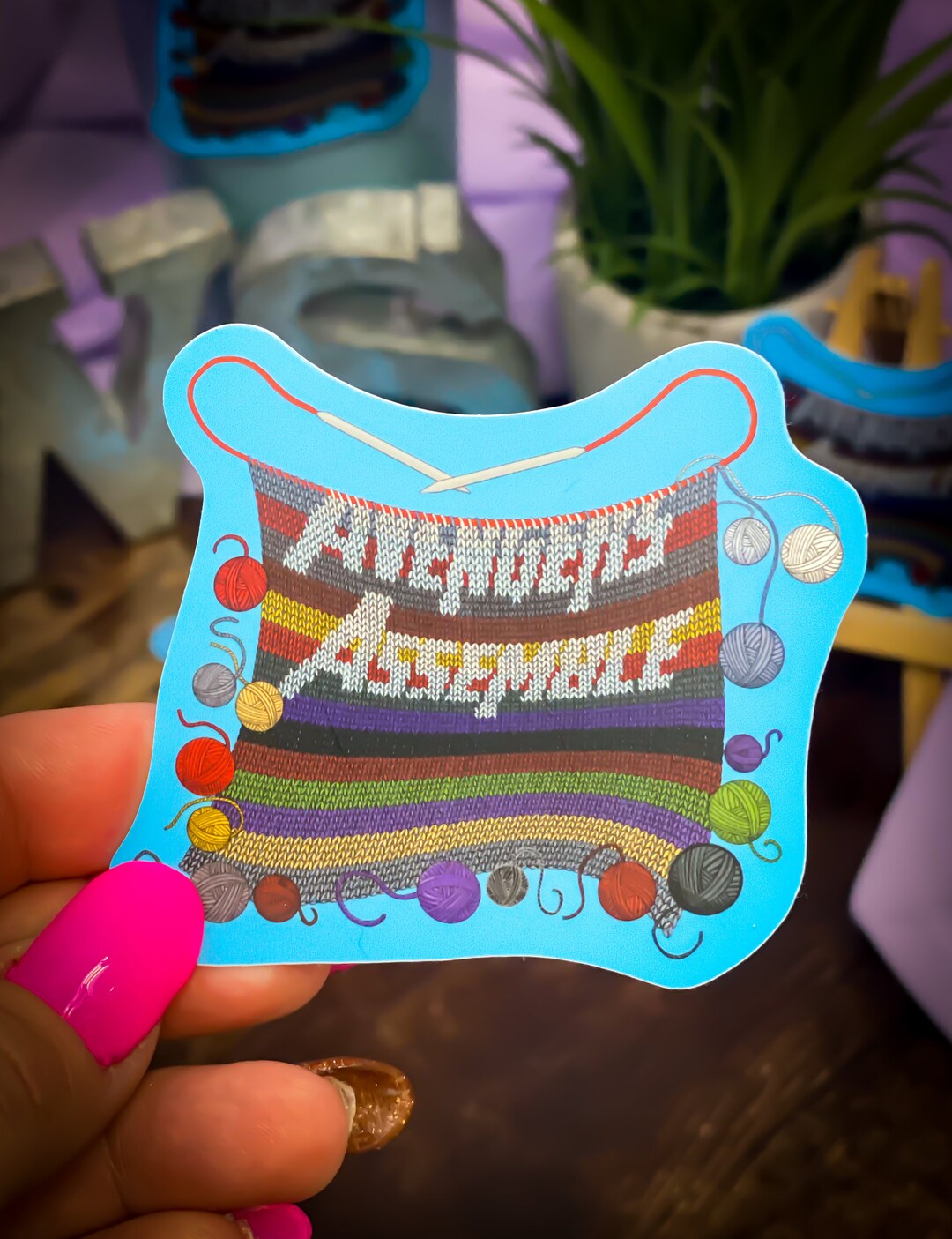 Sticker: Avengers Assemble Intarsia - Etsy