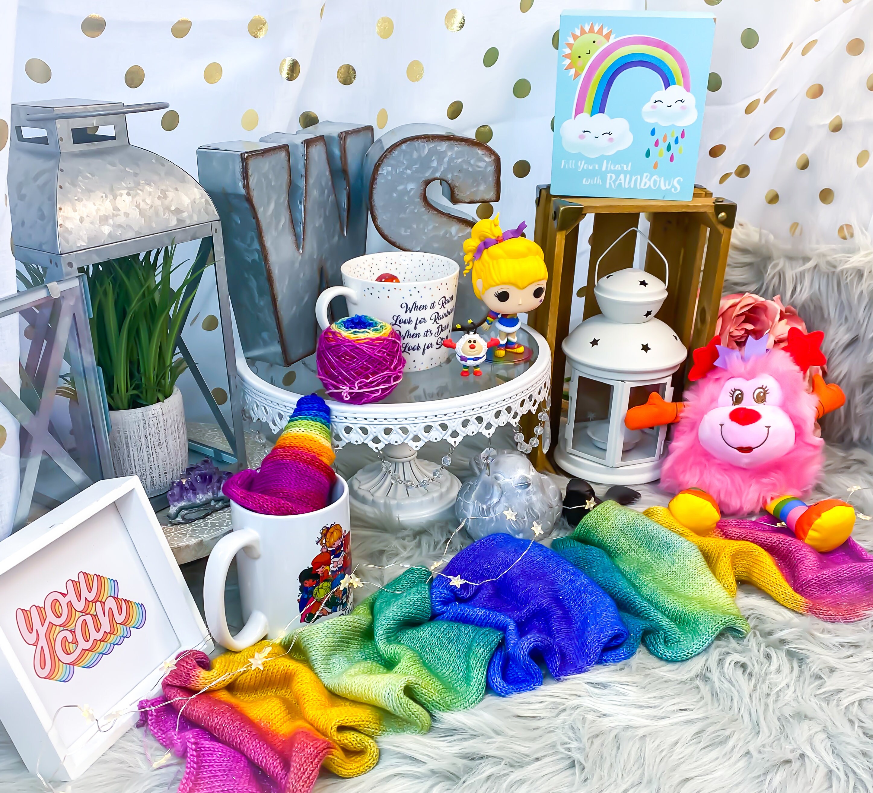 Rainbow Brite Inspired Gradient - Etsy