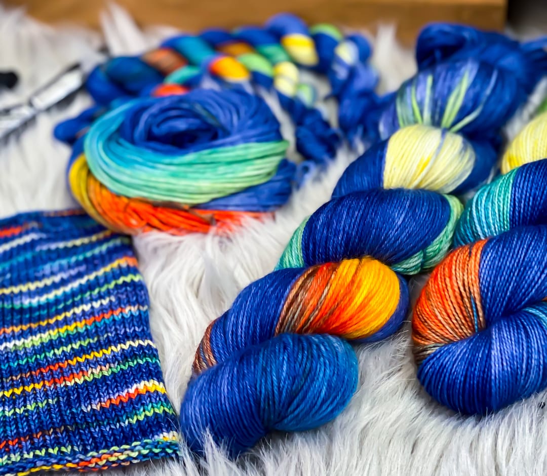 A Woman's Place is Anywhere in Time & Space - Indie Dyed Yarn - Etsy