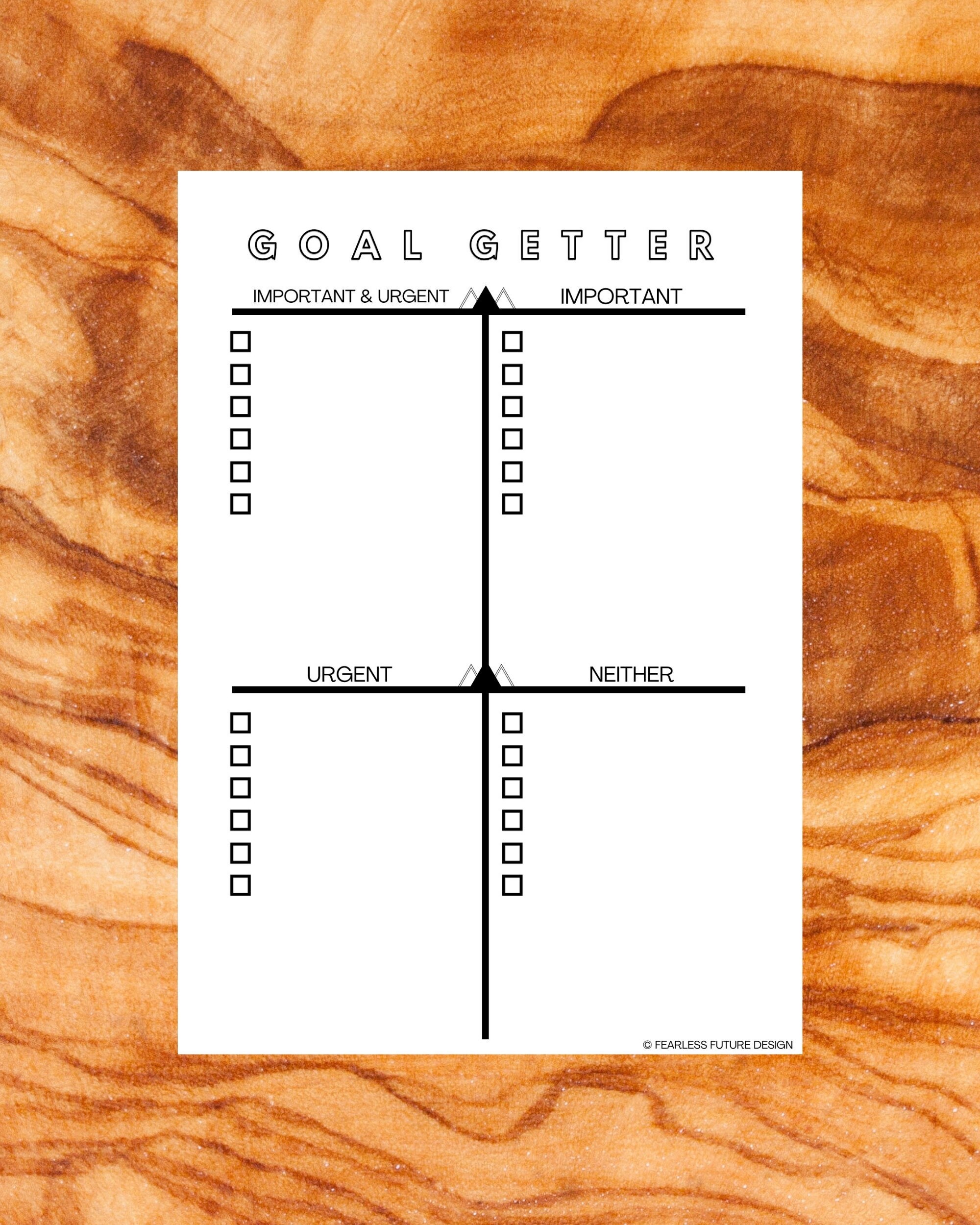 Goal Getter / Organization / Planner / Customizable / Accomplish What ...