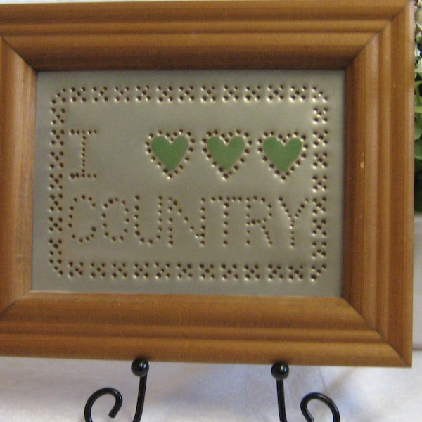Country Punched Tin - Etsy