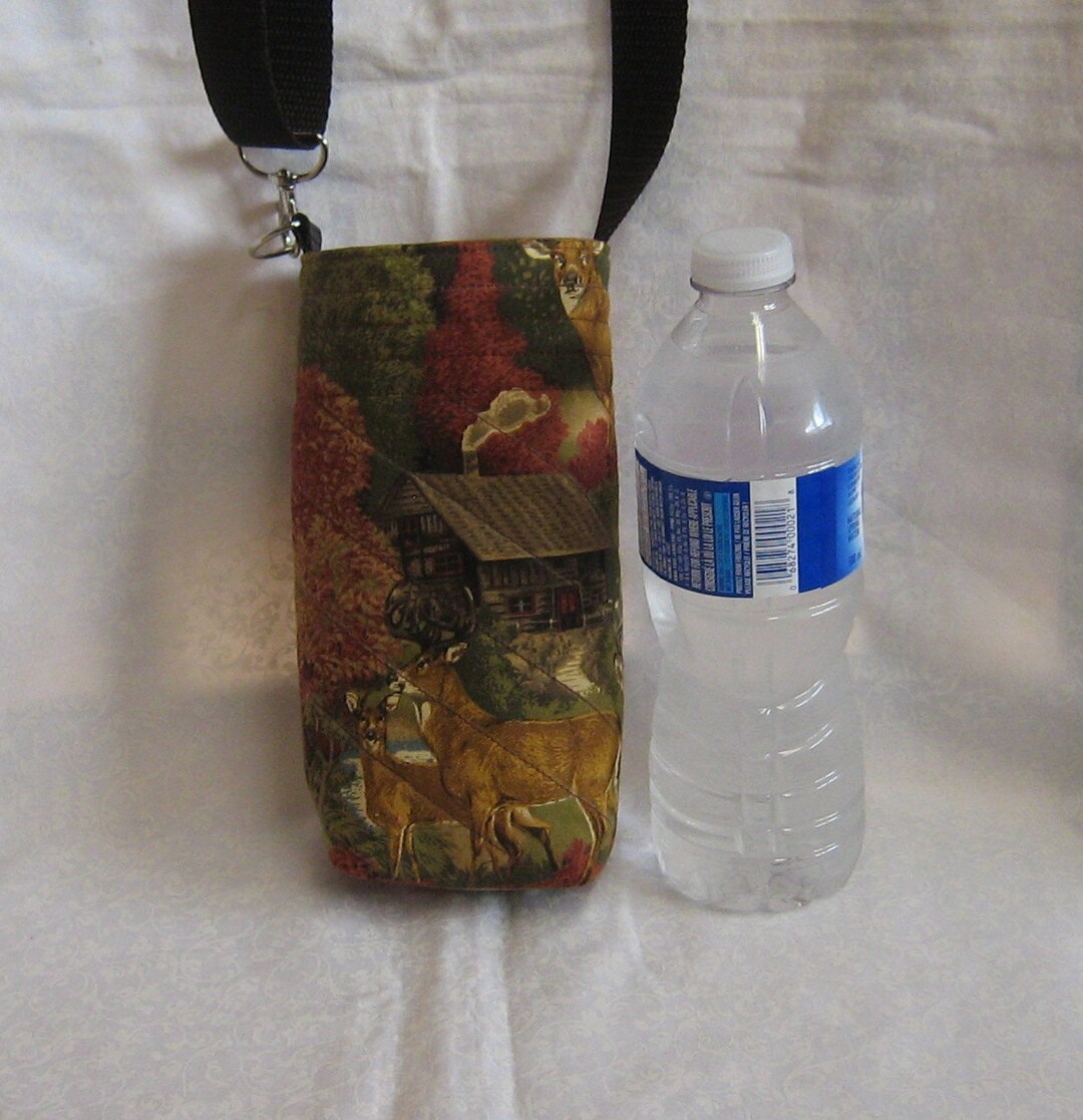 Cross Body Water Bottle Carrier, Insulated Water Bottle Holder, Handy ...