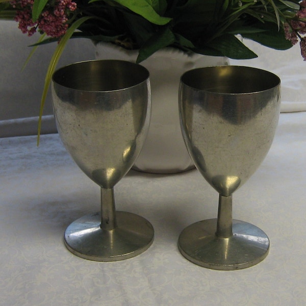 Pewter Goblet - Etsy